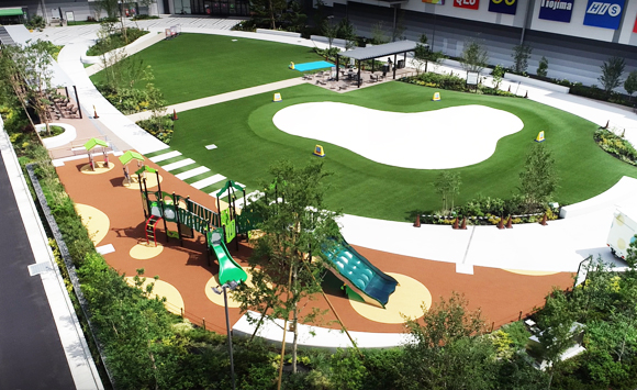 イオンモール上尾 AGEO PARK｜実績・事例｜西武造園株式会社